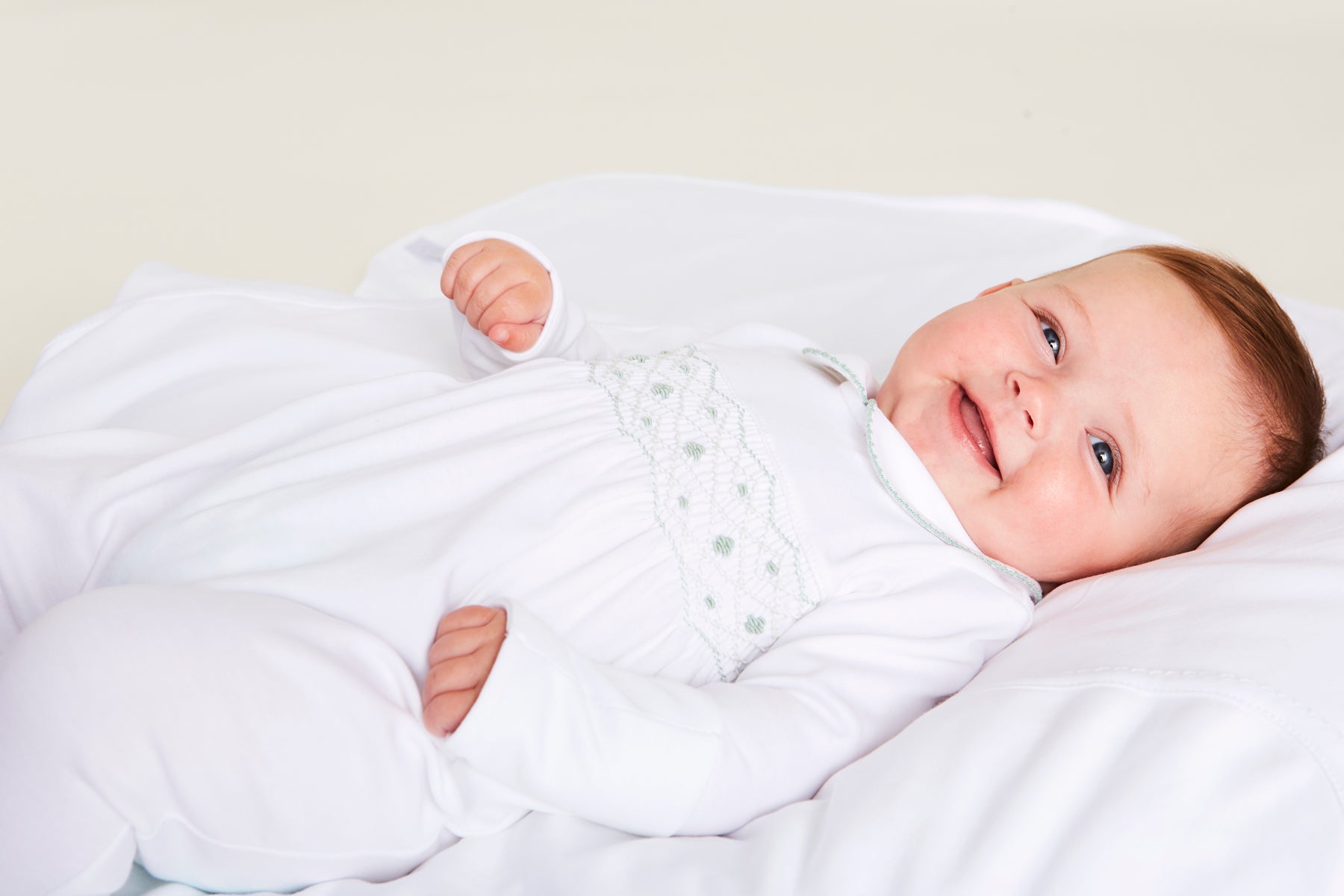 Newborn Traditional Cotton Baby Grows | Pepa London